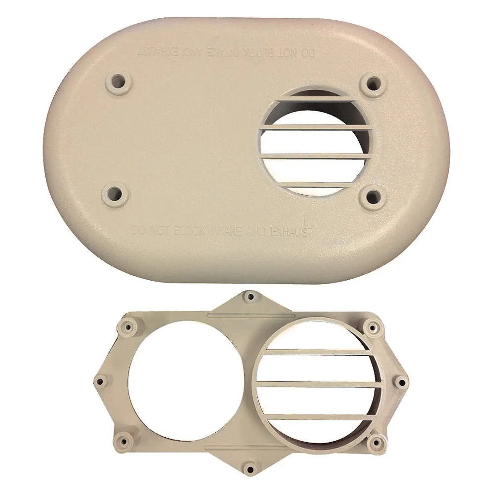 Daikin 0170K00000S Direct Furnace Side Wall Vent Kit, Plastic, Flush ...