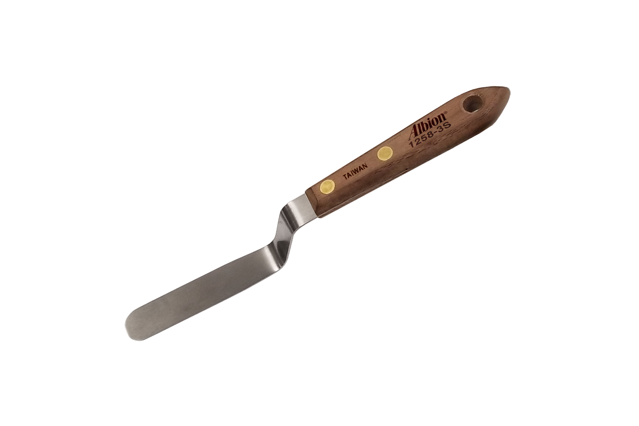 Albion Engineering 1258-3S Offset Classic Caulk Tooling Spatula: 5/8 ...