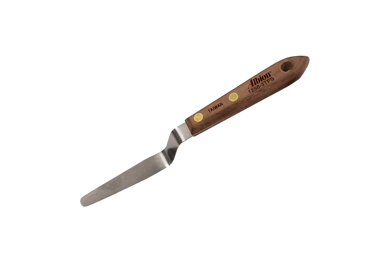Albion Engineering 1258-3TPS Offset Classic Caulk Tooling Spatula: 3/8 ...