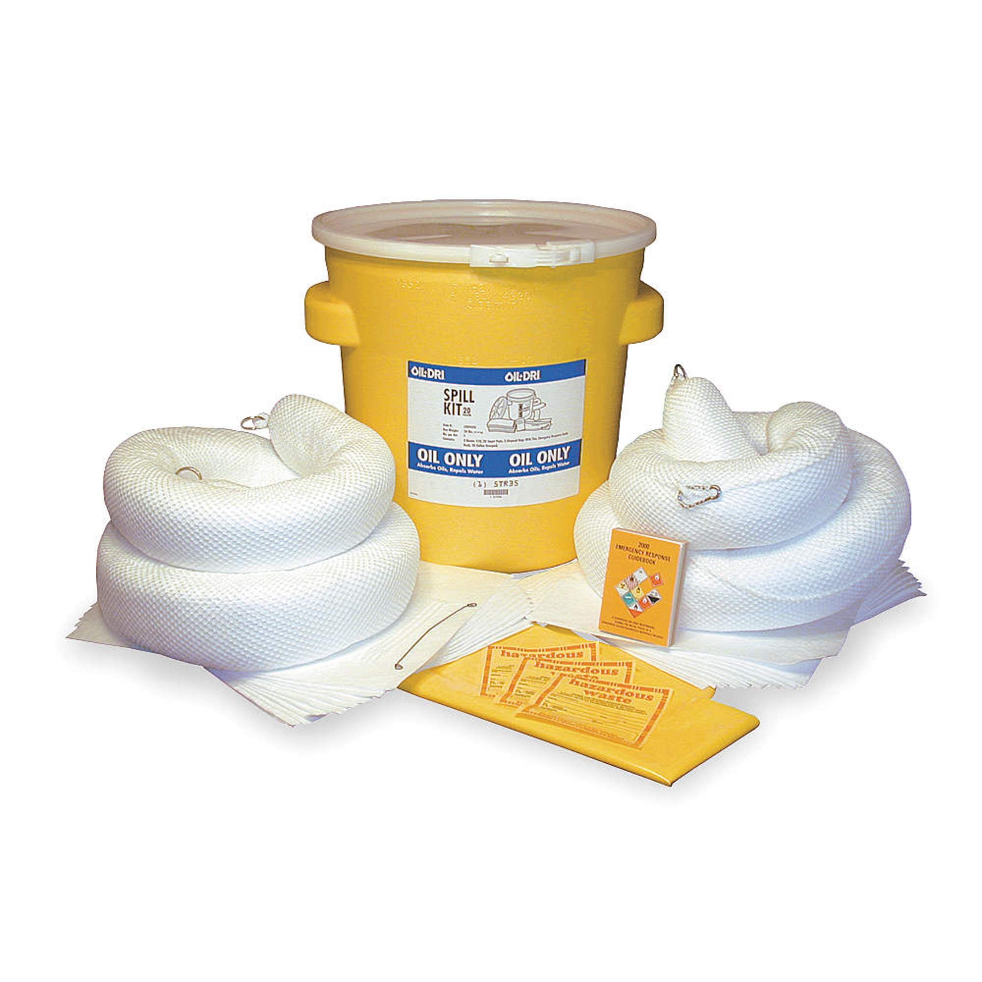 Oil Dri L90942 Oil Only Spill Kit, 20 Gallon Capacity – KPaul Industrial