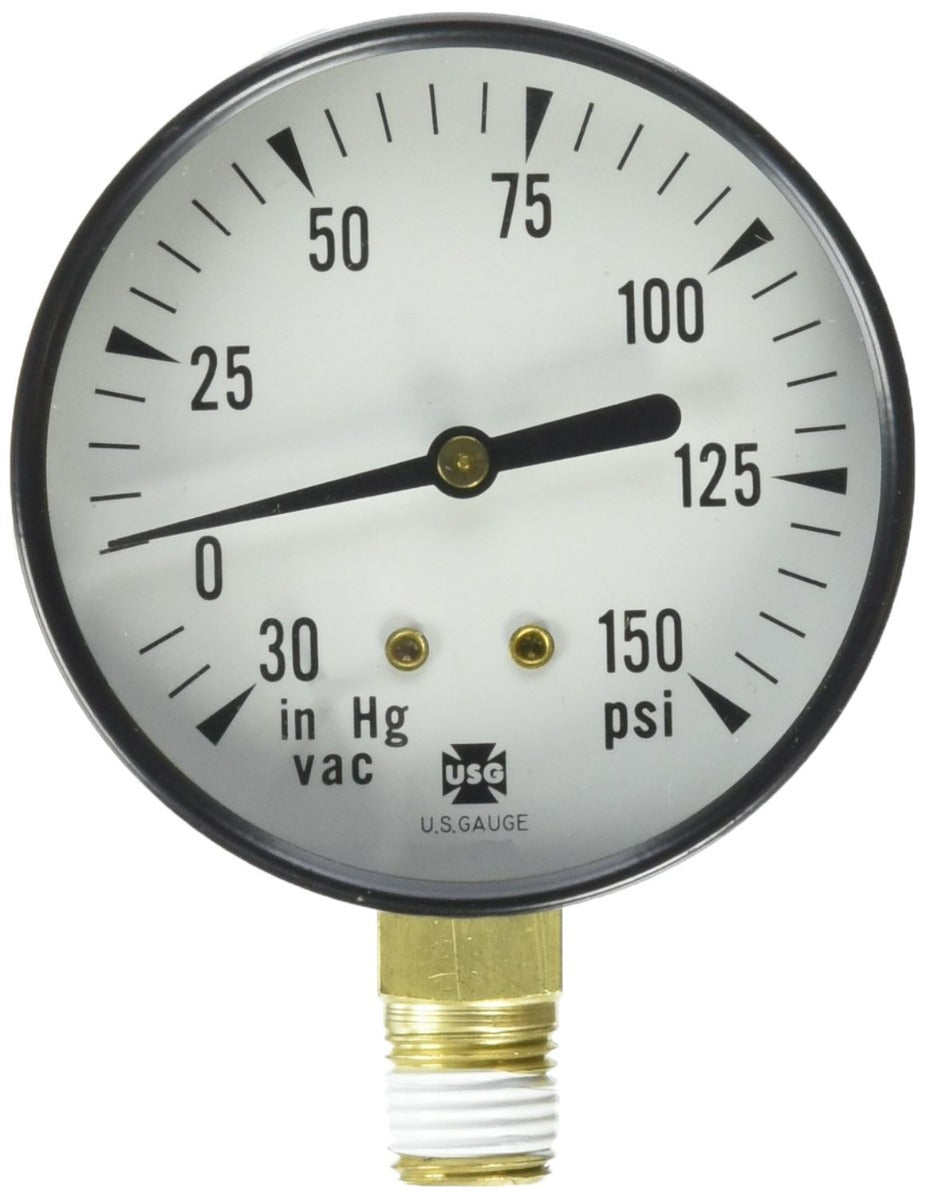 Yellow Jacket 78031 2-1/2" Gauge, scale 30", 0-150 lbs. – KPaul Industrial