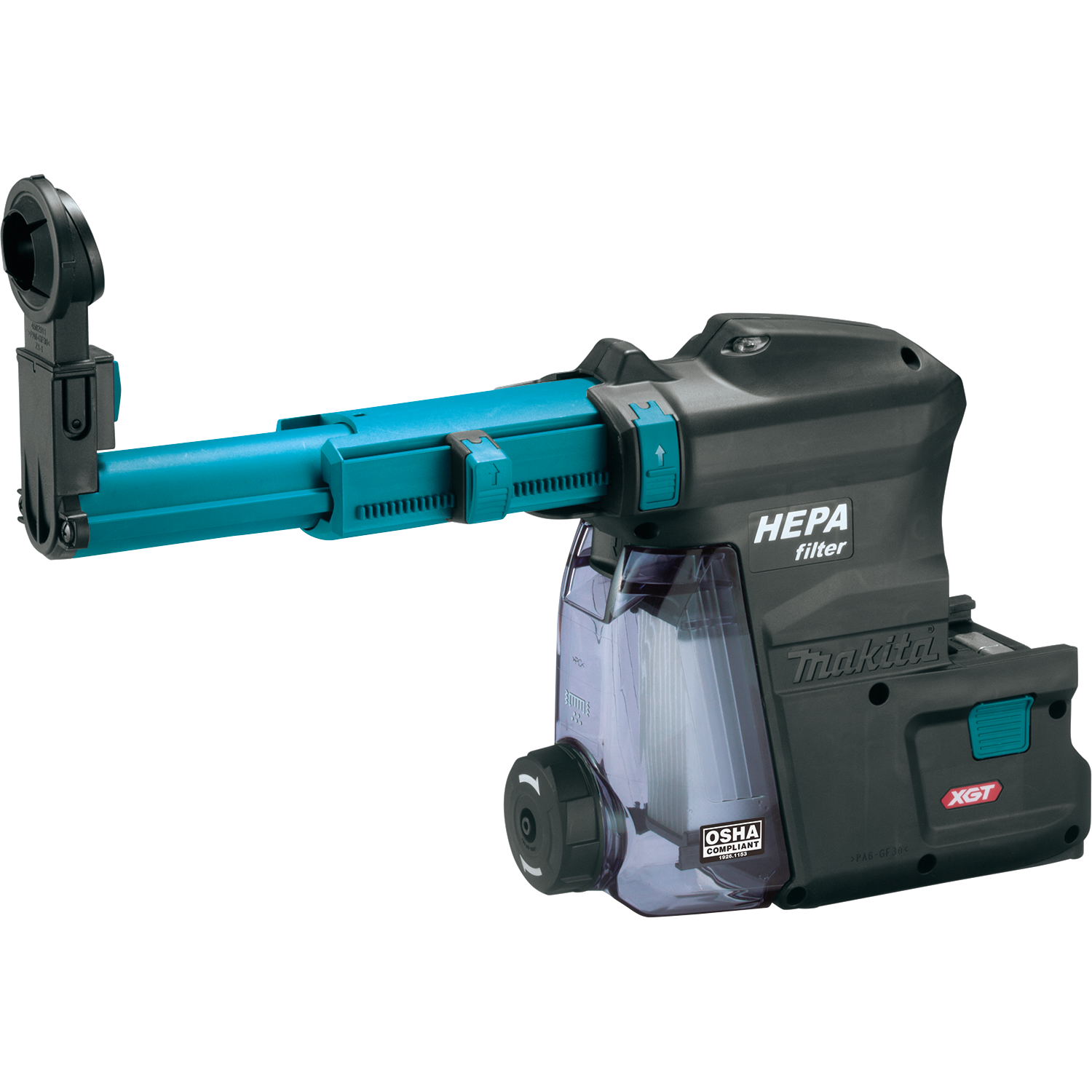 Makita DX12 Dust Extractor Attachment with HEPA Filter Cleaning Mechan ...