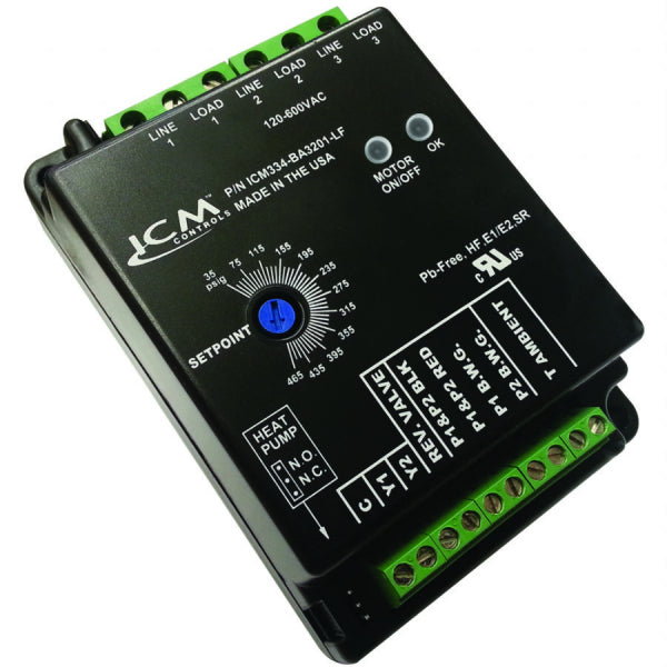 ICM Controls ICM ICM334C-LF Head Pressure Control-Low Ambient 3-Phase ...