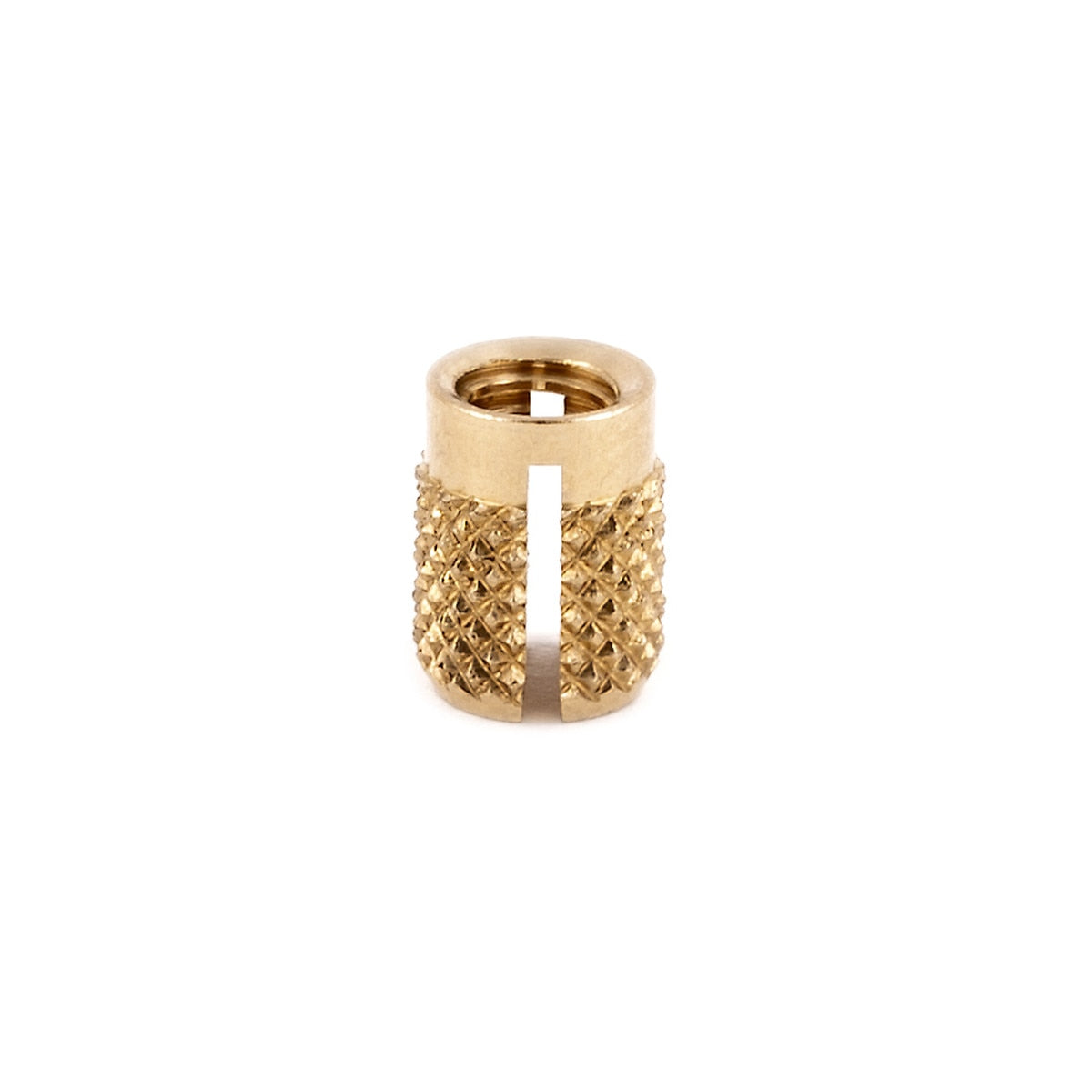 E-Z Press™ Threaded Insert for Plastic - Flush - Brass - M4-0.7 (Pack ...
