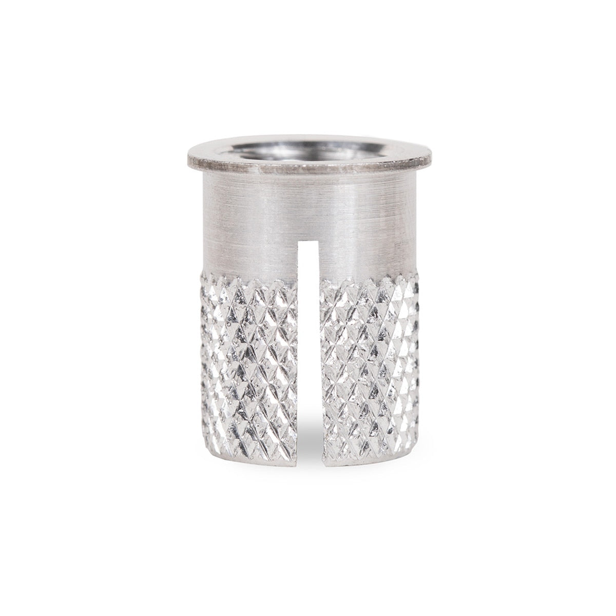 E-Z Press™ Threaded Insert for Plastic - Flanged - Aluminum - 5/16-18 ...