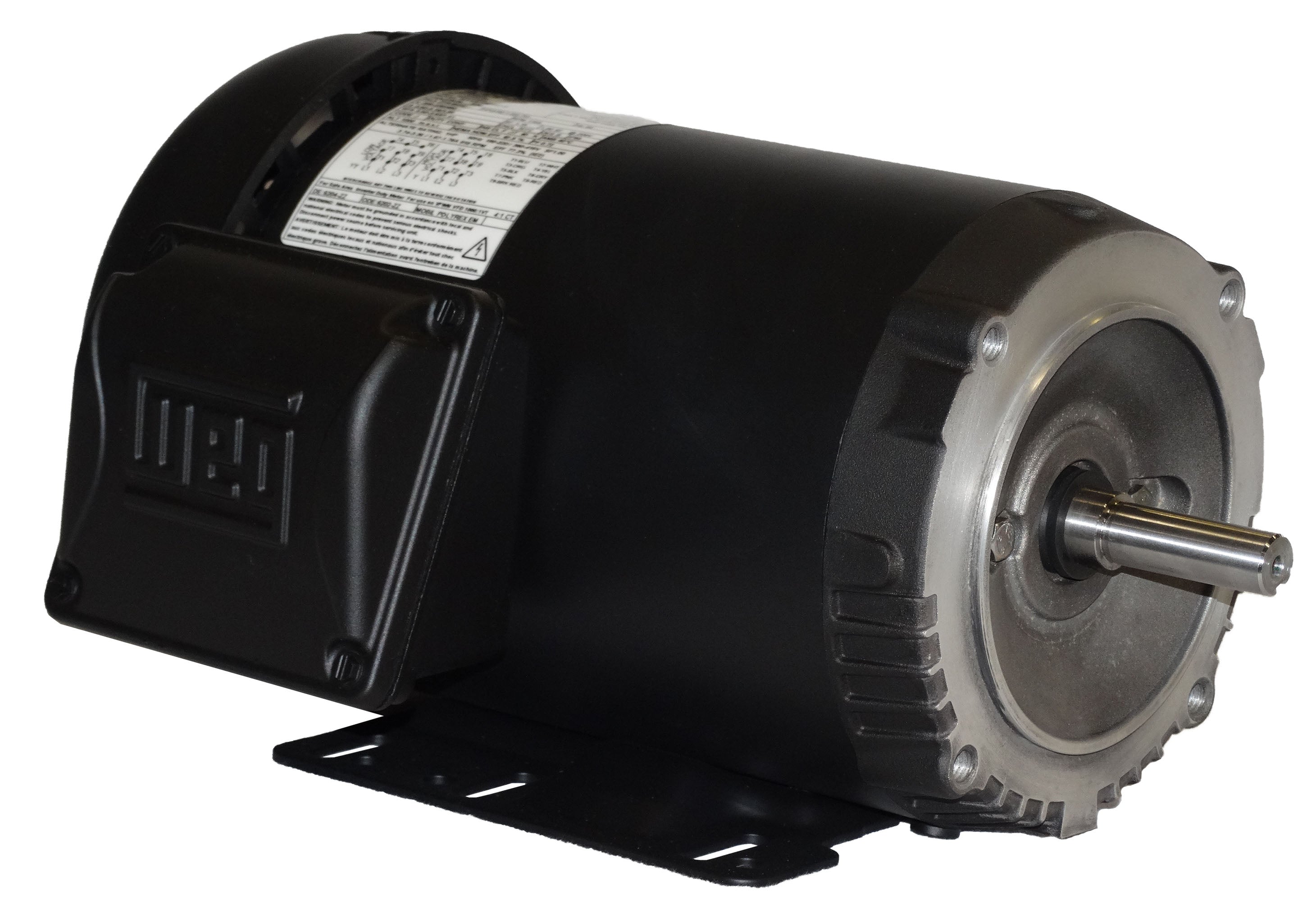 WEG 01012ET3E256TC-S 10HP,1200RPM,254/6TC Frame,TEFC-C-FACE-FOOT-MOUNT ...