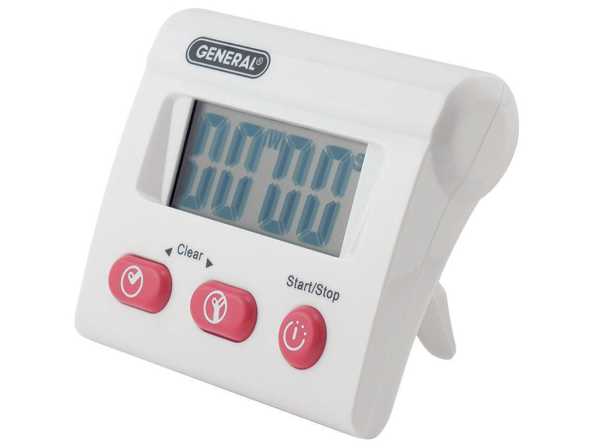 General Tools TI170 White Timer-Stopwatch – KPaul Industrial
